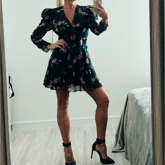 Dresses | Lini Puff Sleeve Floral Dress | Poshmark